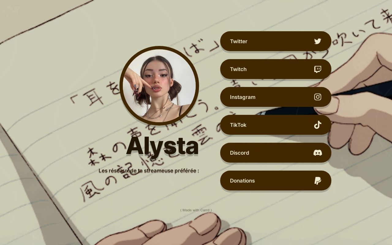 Réseaux de Alysta